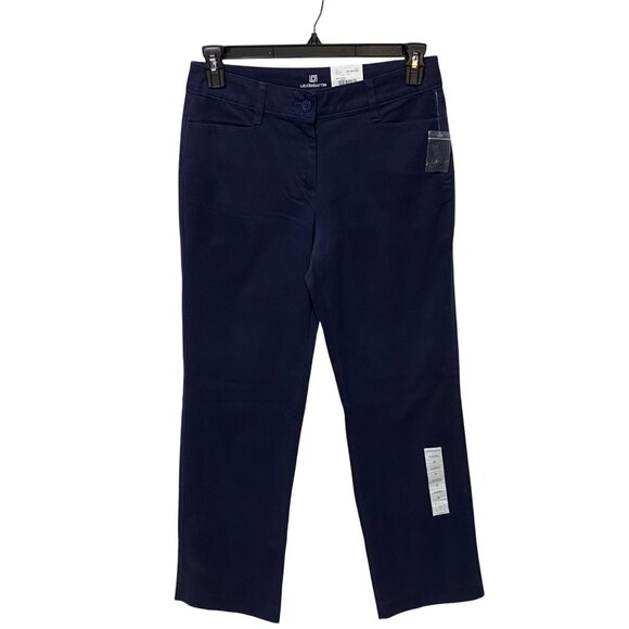 Liz Claiborne | Pants & Jumpsuits | Liz Claiborne Navy Audrey Straight ...